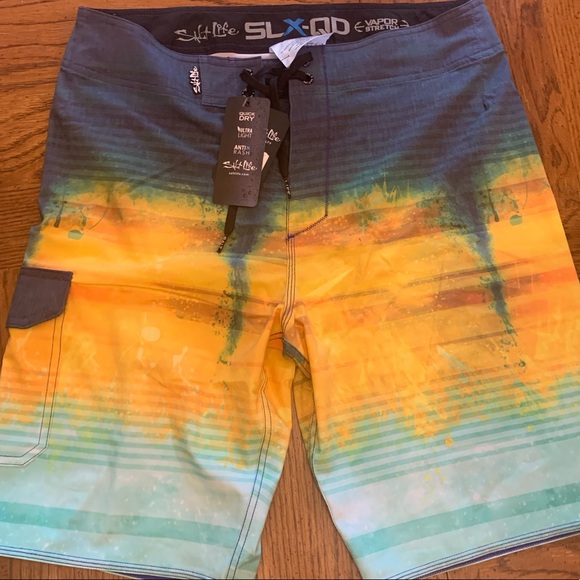 Salt Life | Swim | Salt Life Nwt Marlin Swim Slxqd Aquatrunks 32 | Poshmark